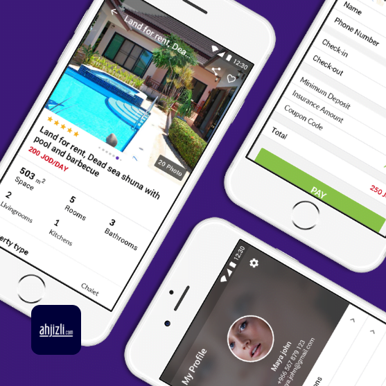 AHJIZLI BOOKING APP - Atomkit